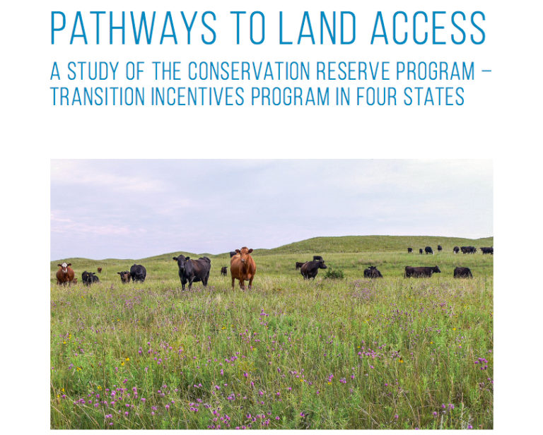 Making the match between beginning farmers and landowners - National ...
